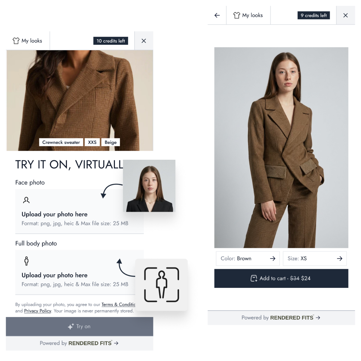 Rendered Fits - AI-Powered Virtual Try-On for Fashion Brands | Virtual ...